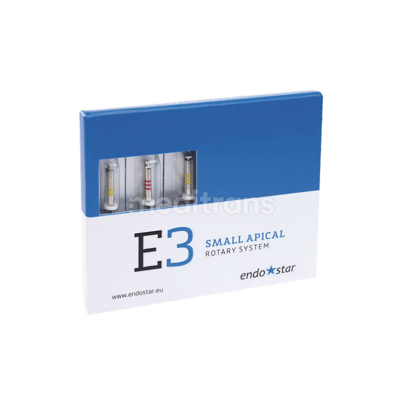Endostar E3 Azure Basic - pilniki zestaw 3 sztuki - e-meditrans.pl