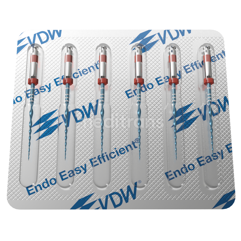 Pilniki Reciproc Blue VDW R25 czerwone